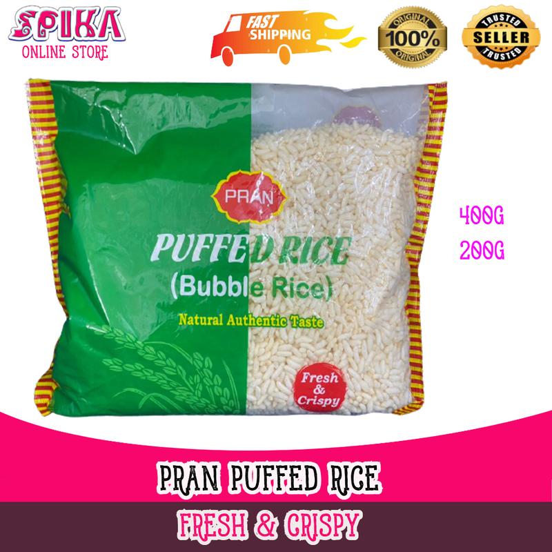 PRAN PUFFED RICE ( BUBBLE RICE) 200G & 400G - TikTok Shop Malaysia