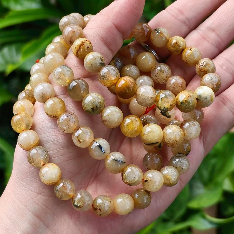 Gold Titanium Rutile 8mm (Budget) - TikTok Shop Malaysia