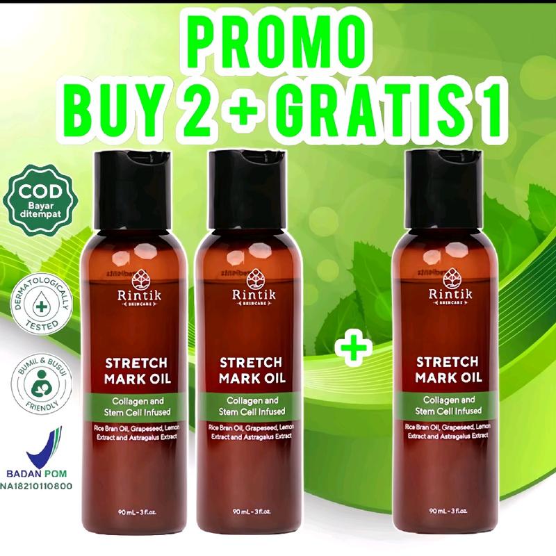 [BELI 2 GRATIS 1] Rintik Stretchmark Oil - pudarkan Stretchmark - Shop ...