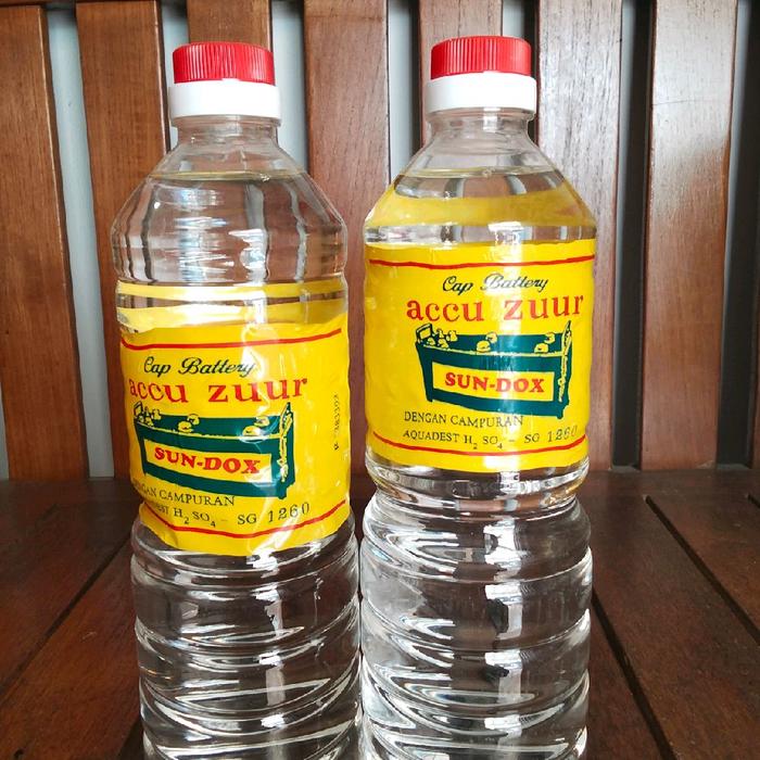 Jual Accu Zuur / Air Accu / Battery Acid MURNI FORMULA 1 Liter Original ...