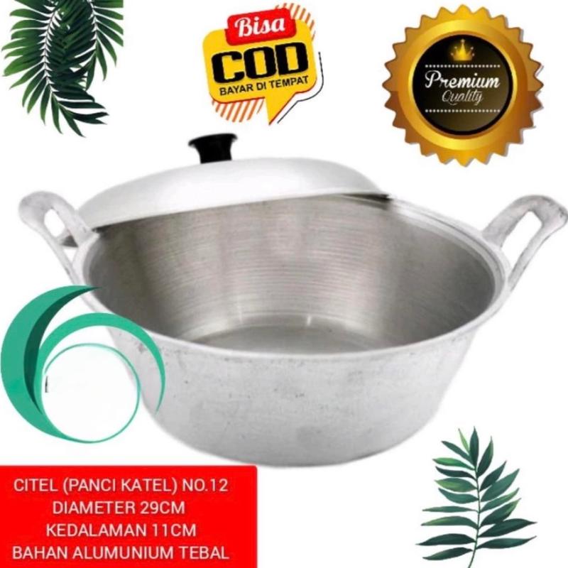 Citel No 12 panci katel tradisional anti pecah liwet goreng - Shop ...