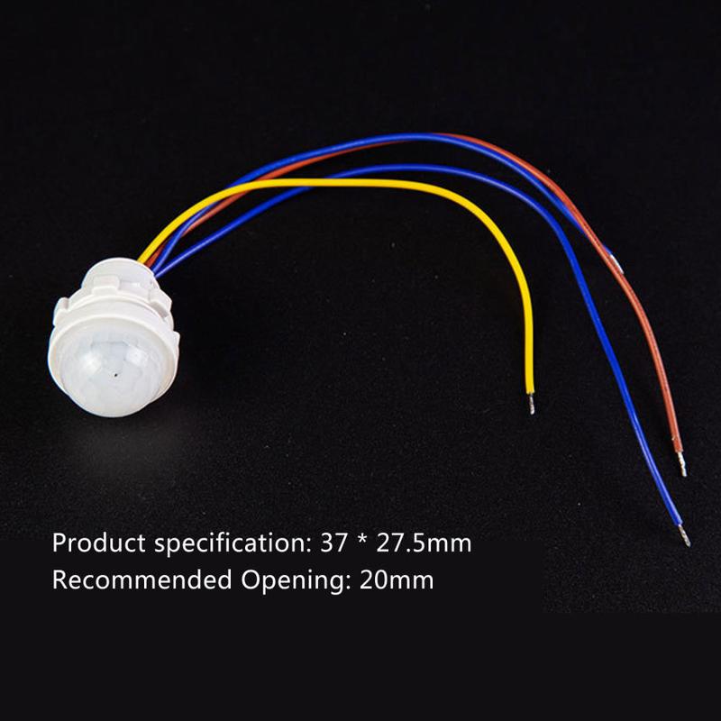 Light Switch PIR Sensor Detector Smart Switch LED 110V 220V PIR ...