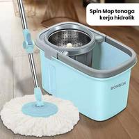 Promo 【New Product】 BONBOX Alat Pel Lantai Ember 2 in 1 FREE KAIN PEL ...