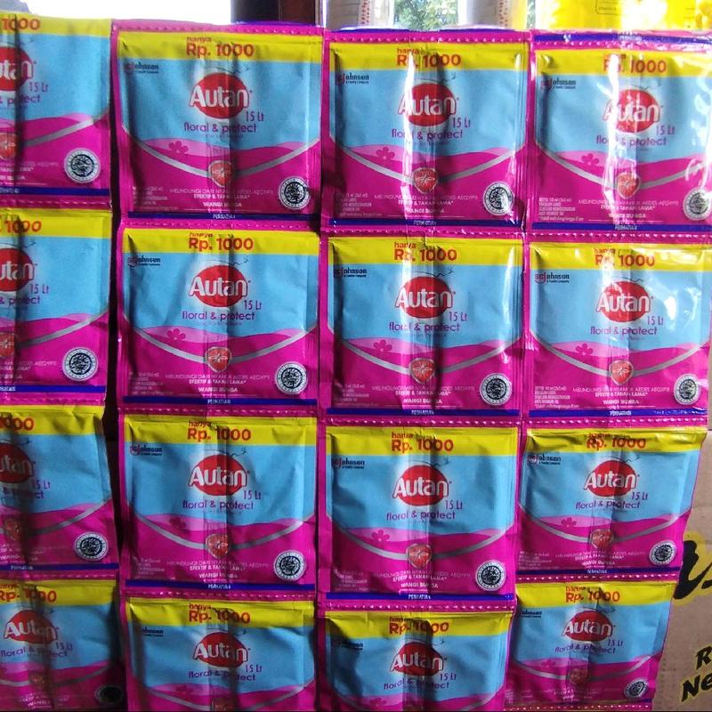 autan lotion anti nyamuk 1 renteng ( 24 sachet ) Gatal(random) - Shop ...