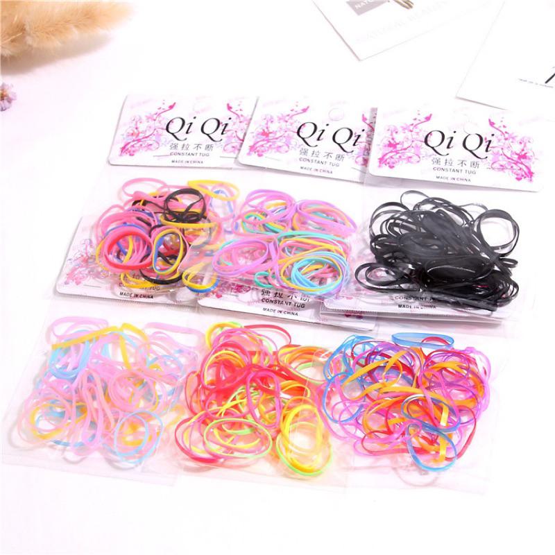 Ready Stock50 PC Getah ikat rambut hair rubber band tie hair - TikTok ...