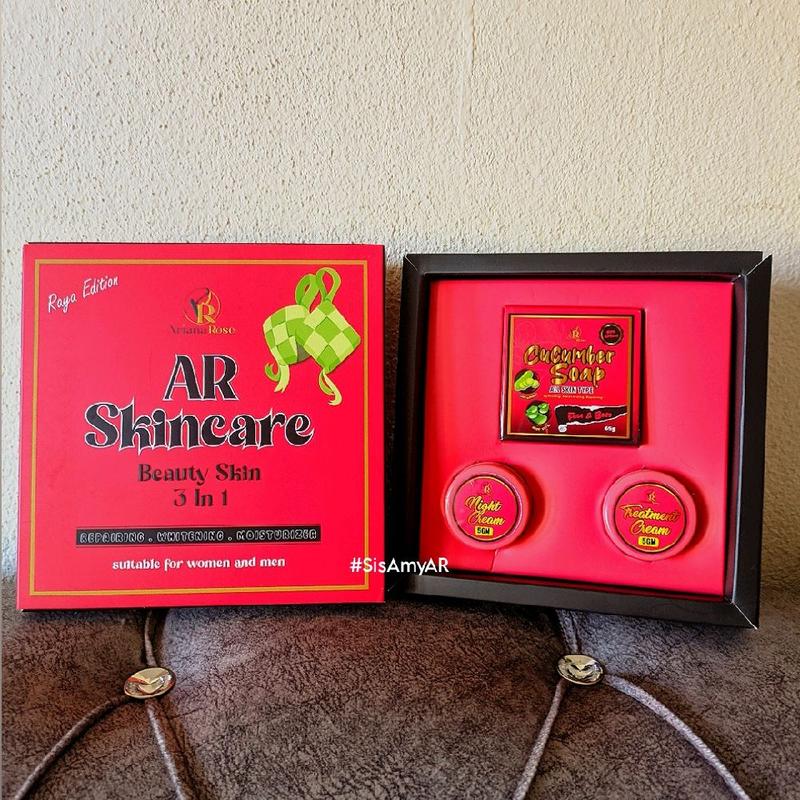AR SKINCARE 3 DALAM 1 (Set Malam) Original HQ By AR BEAUTY, NEW ...