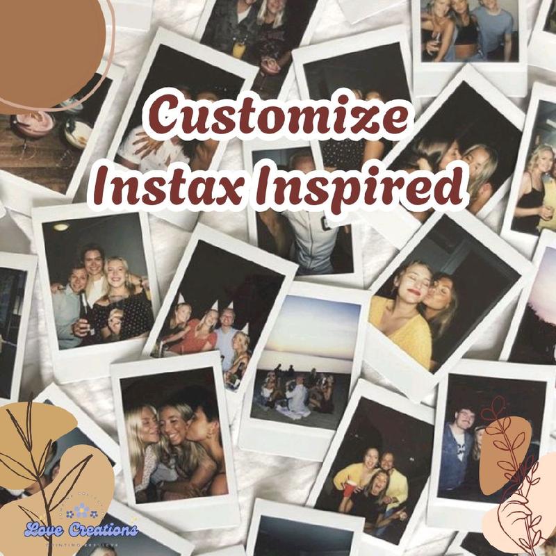 30 PCS Customized Mini Instax Photo Inspired Personalize Photo - TikTok ...