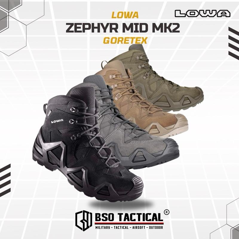 Sepatu Tactical LOWA ZEPHYR MK2 MID 6 Inch Outdoor Hiking Boots ORI ...