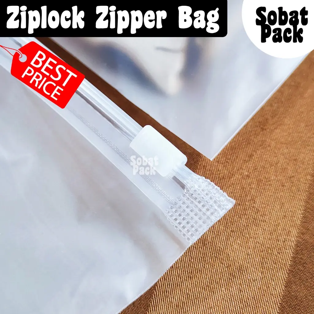 (Portrait) Kemasan Ziplock Zipper Bag Doff | Plastik Resleting ...