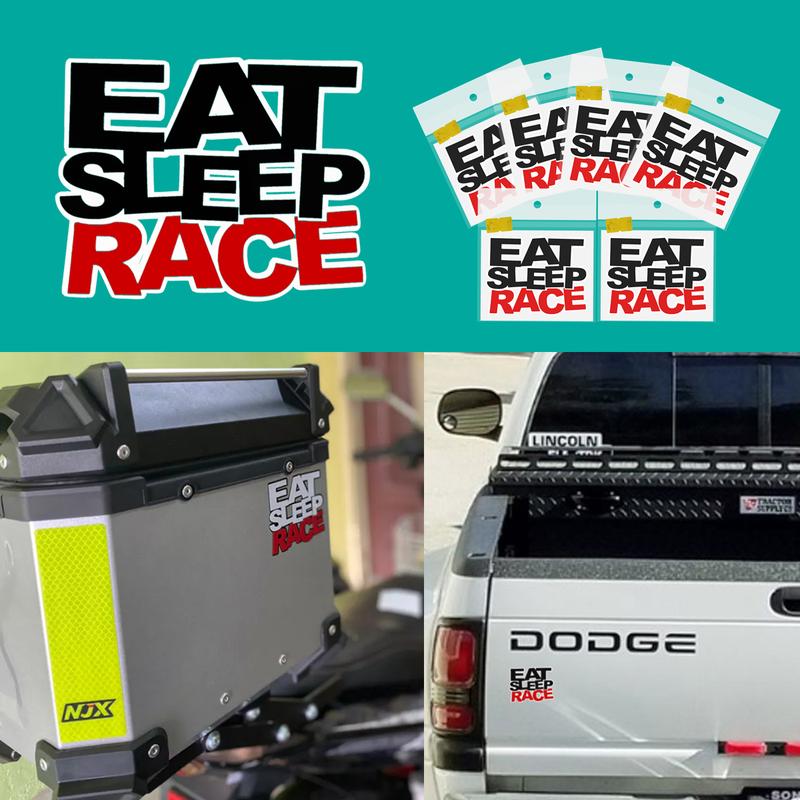 Sticker Motor Kereta EAT SLEEP RACE ST200 - TikTok Shop Malaysia