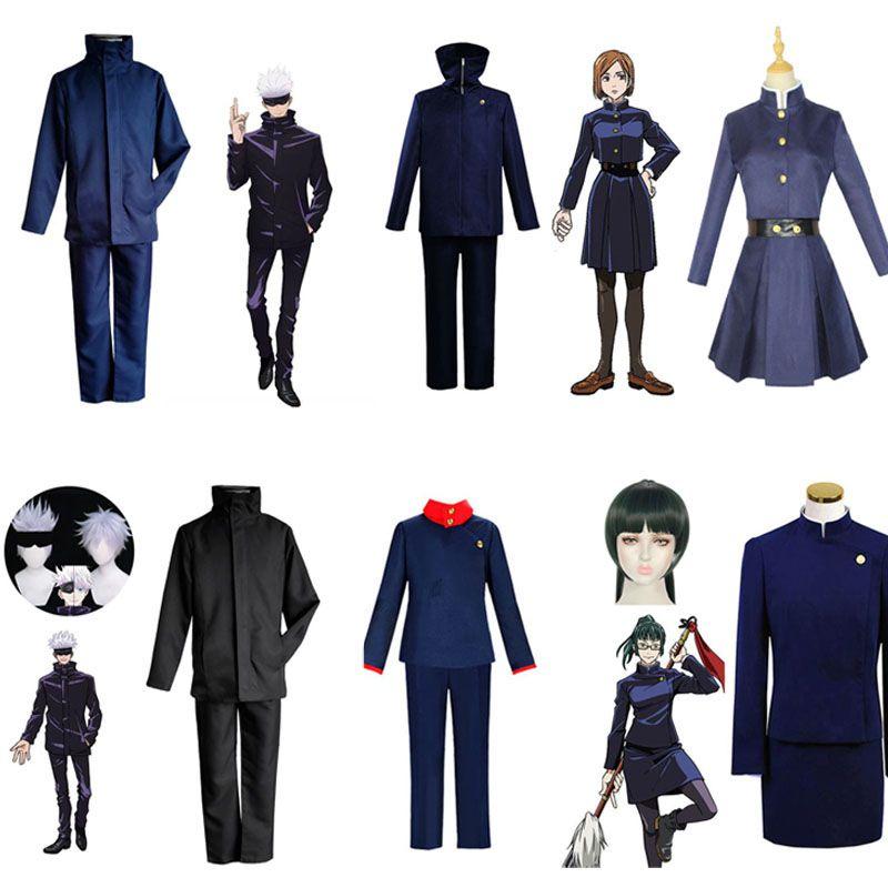 Kostum Cosplay, Watak Jujutsu Kaisen, Gojo Satoru, Toge Inumaki, Yuji ...