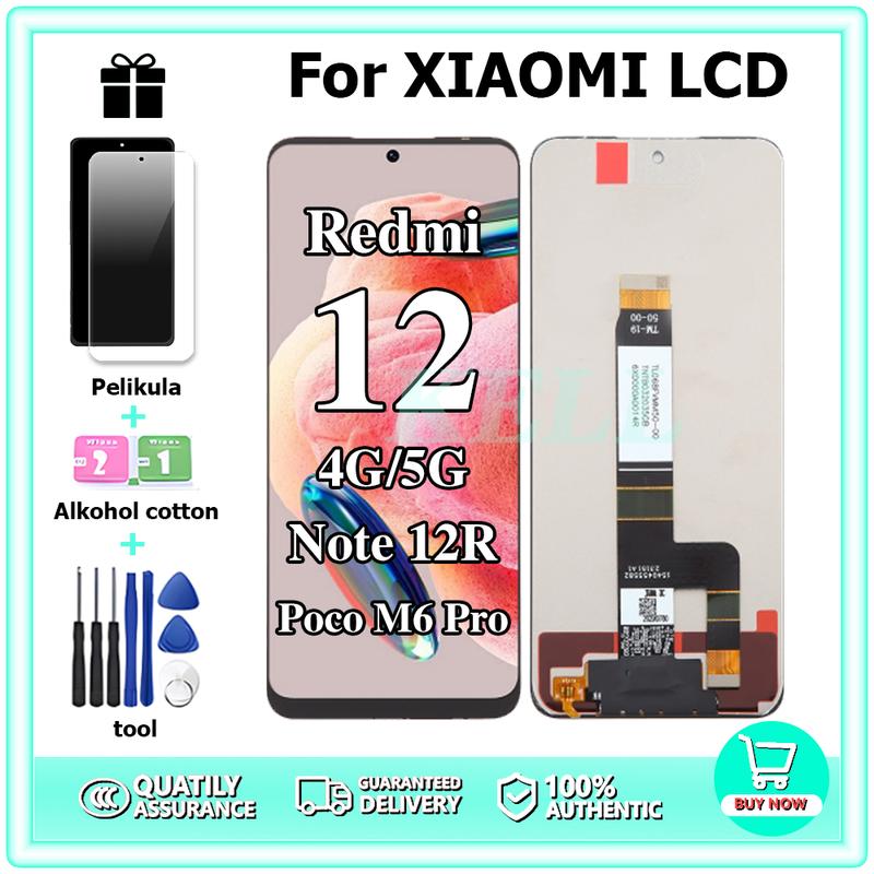 Skrin Paparan LCD, Untuk XIAOMI LCD, Serasi dengan Redmi 12 4G - TikTok ...