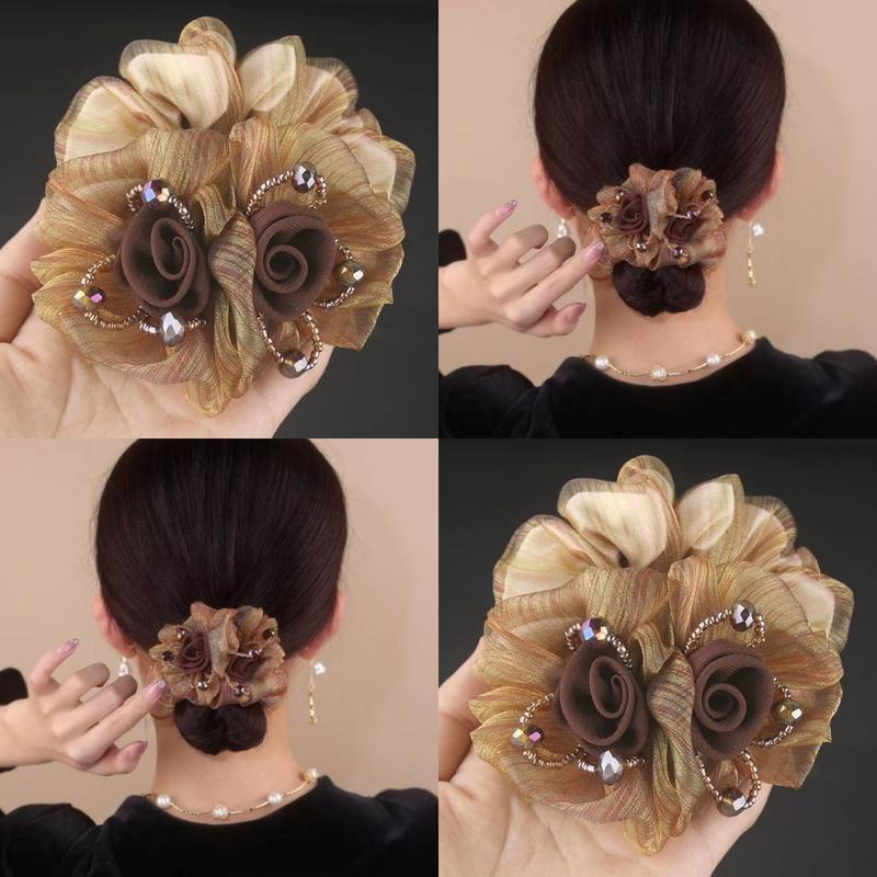 Ikat Kepala Bunga, Gaya Korea, Rekaan Bunga Mawar, Ikat Rambut - TikTok ...