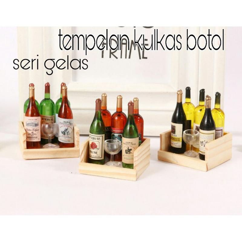 MAGNET tempelan kulkas botol gelas - Shop | Tokopedia
