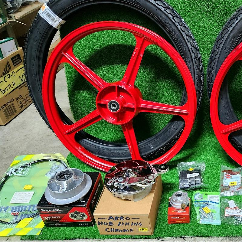 Set Kombo Sportrim AR80 Disesuaikan, untuk Motosikal EX5, KAWASAKI ...