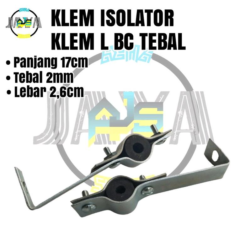 Klem L BC Isolator Klem Kabel Penangkal Anti Petir Grounding Rod Clamp ...
