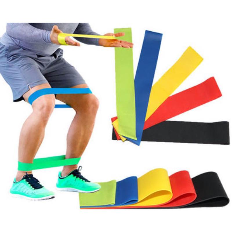 LIN-NINI Karet Gelang Yoga & Fitness Elastis untuk Latihan Kekuatan dan Keseimbangan Tahan Lama ...