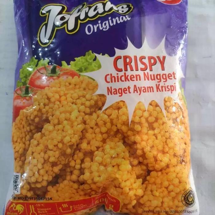 Jual Jofrans Chicken Nugget Crispy 225 gram Makanan Frozen Food ...