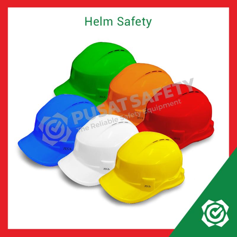 Helm Proyek Kerja Safety NSA Vented with Fastrack Tali Dagu - Shop ...