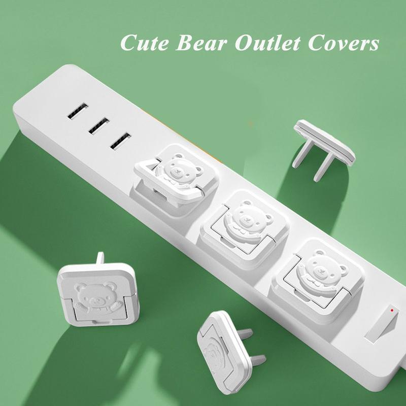 6PCS Household Two Phase Safe Lock Outlet Covers Baby Safety - TikTok Shop Philippines