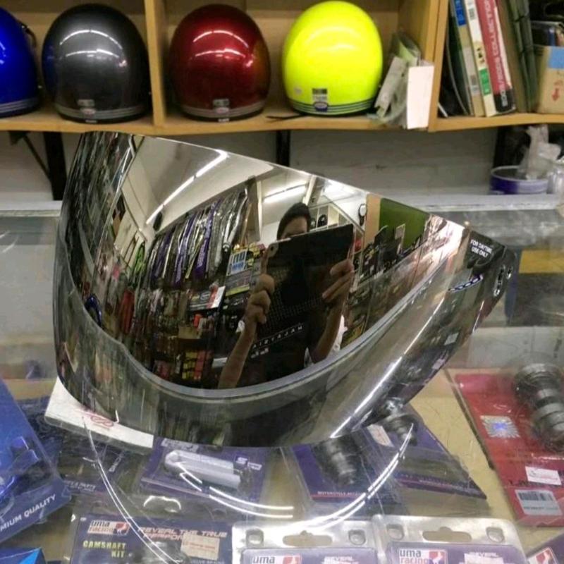 Visor chrome Sgv rider 2/ Sgv cruiser - TikTok Shop Malaysia