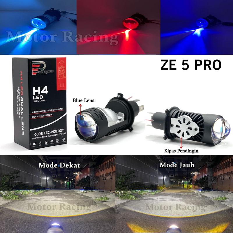 ZE 5 PRO Lampu Utama LED H4 Biled Original Plus Devil Bisa A - Shop ...