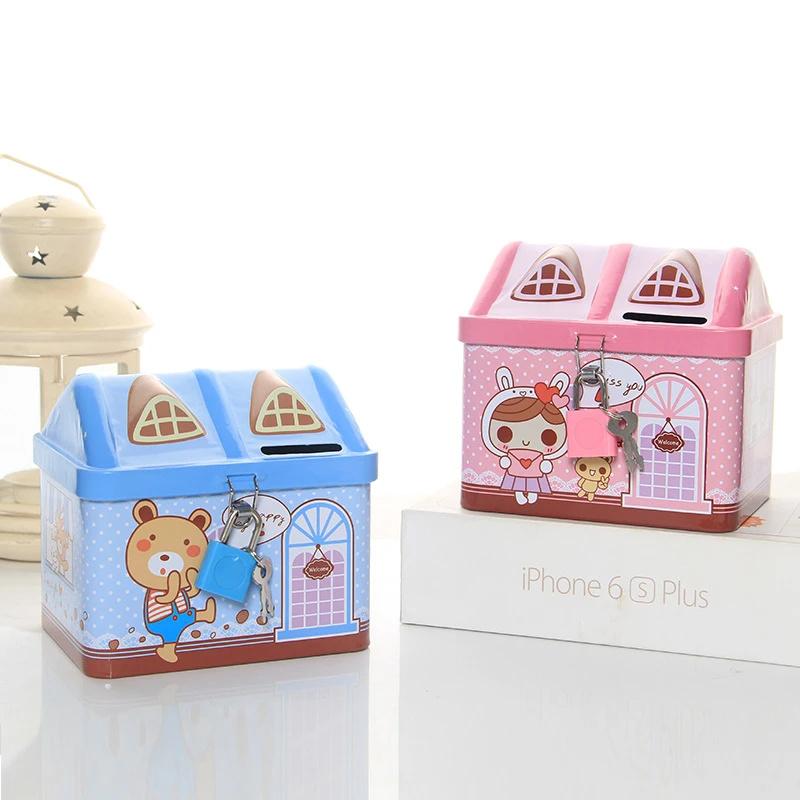 Piggy Bank, Rumah Kecil, Reka Bentuk Comel, Kotak Wang, Diperbuat ...