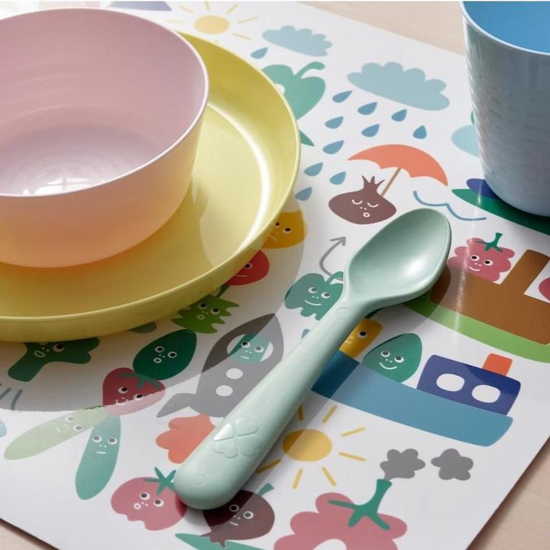 Pinggan Mangkuk Cawan Sudu Garfu Cutlery Baby Kids Ikea (Random ...