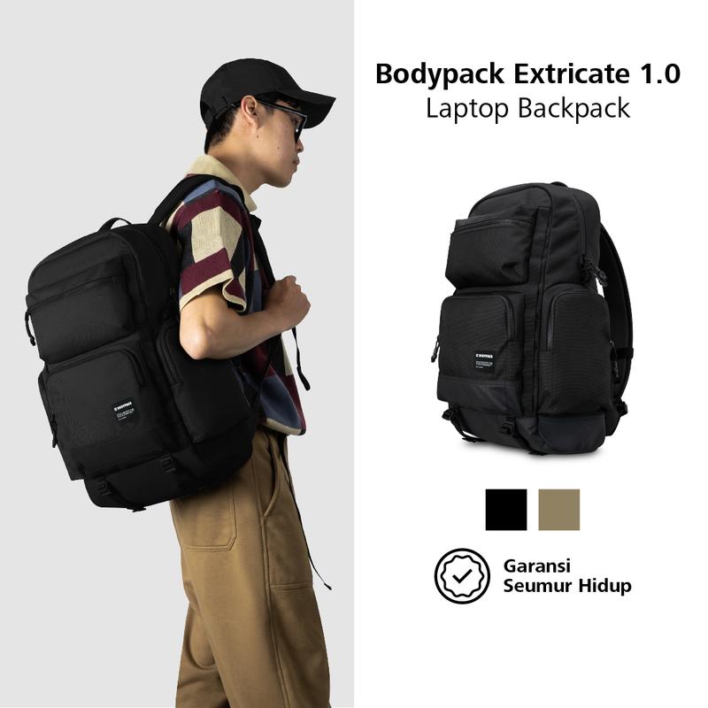 Bodypack Extricate 1.0 Laptop Backpack 14 Inch Tas Ransel Kerja Kuliah ...