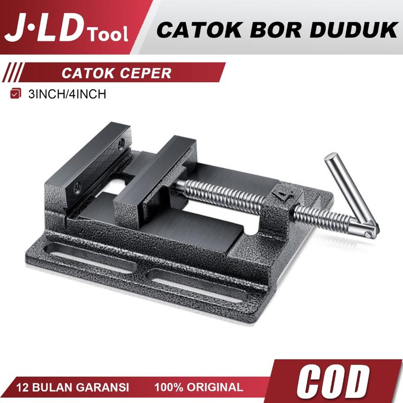 J.LD Ragum Bor Duduk Besi Catok Clamp Besi Penjepit Ragum Catok - Shop ...