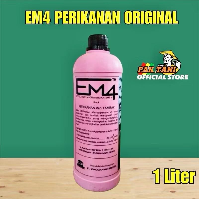 EM4 PERIKANAN & TAMBAK MERAH MUDA ORIGINAL 1 LITER - Shop | Tokopedia