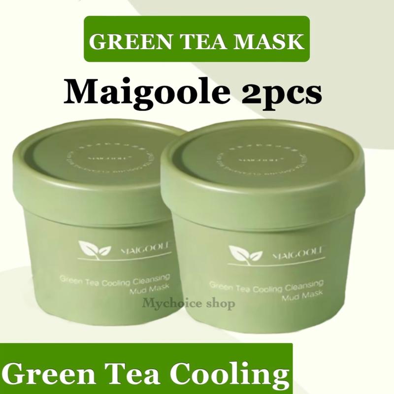 Paket Isi 2pcs Maigoole Green Tea Clay Mask 100gr Masker Wajah - TikTok ...