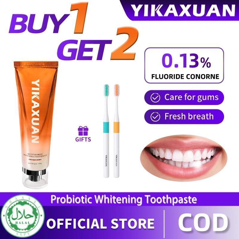 【YIKAXUAN】probiotic whitening tooth paste sesuai untuk gigi sensitif ...