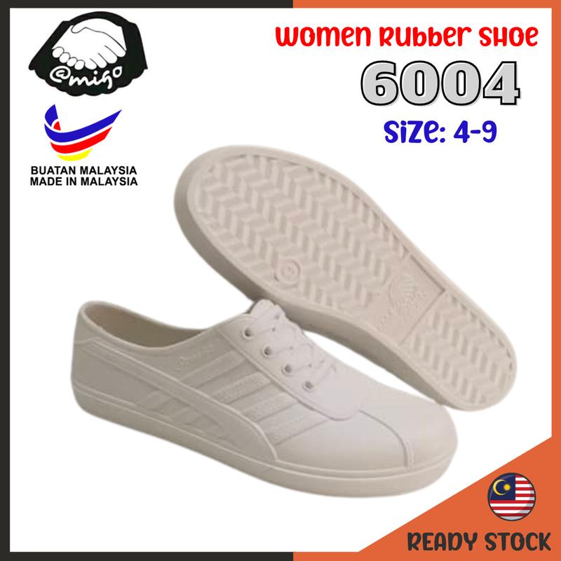 [ READY STCOK ] 6004 Amigo | Women Rubber White Shoe | Labou - TikTok ...
