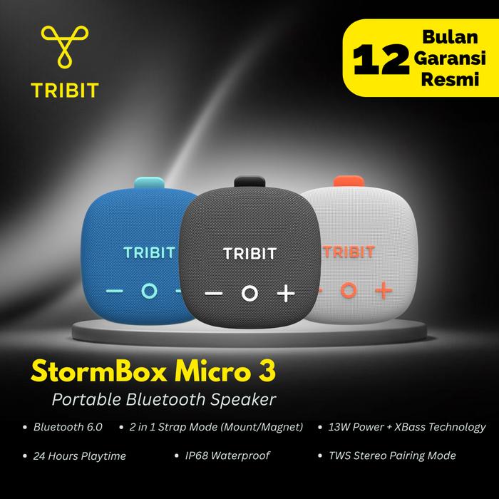 Promo Tribit StormBox Micro 3 Portable Bluetooth Speaker 13W Magnetic ...
