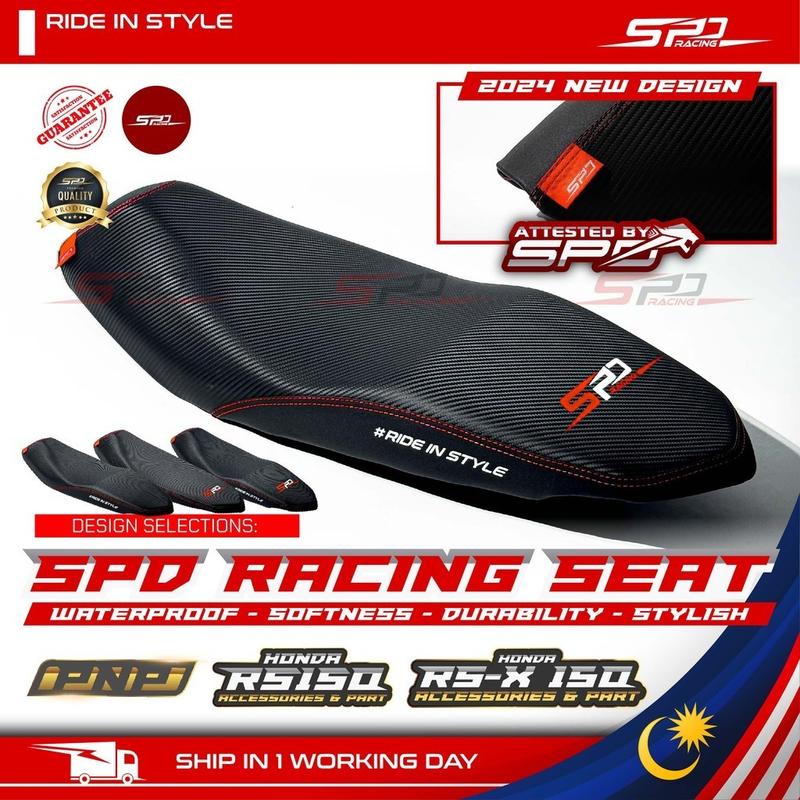 SPD Racing Seat 2024 New Design ( Curve & Flat ) Softness Lembut ...