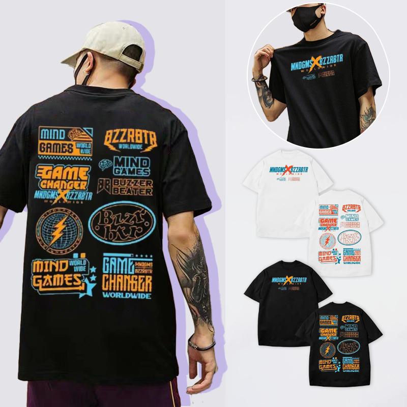t shirt Buzzer beater x Mindgames Collab GAME CHANGER SHIRT oversized ...