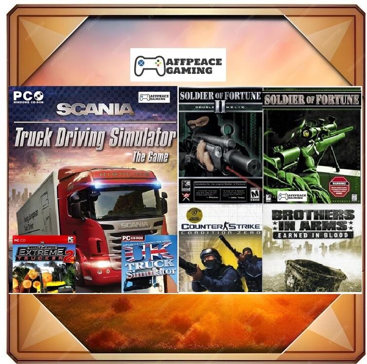 PC GAME 7 IN 1 Counter Strike Condition Zero, soldier of fortune ...