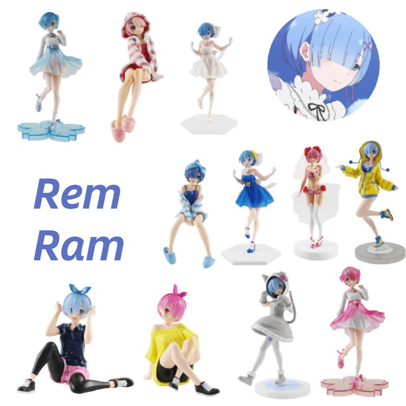 Versatile Rem Ram Handheld Anime Collectible Model Pvc Toy For - TikTok ...