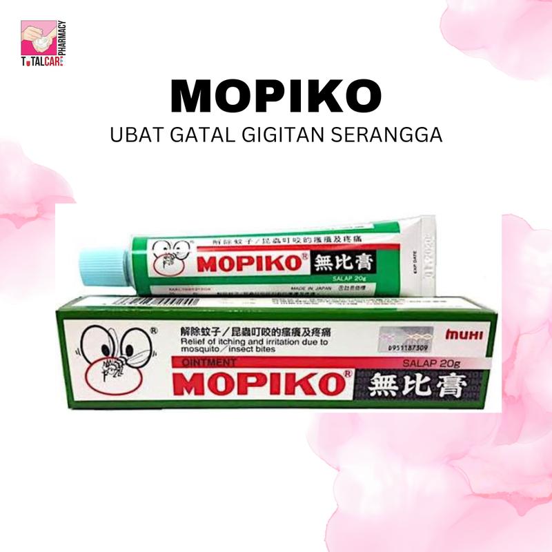 MOPIKO OINTMENT 20G UBAT SAPU GIGITAN NYAMUK DAN SERRANGA - TikTok Shop ...
