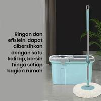 Promo 【New Product】 BONBOX Alat Pel Lantai Ember 2 in 1 FREE KAIN PEL ...