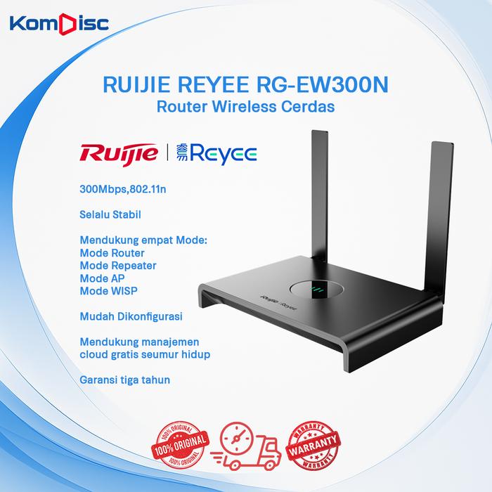 Jual Ruijie RG-EW300N Router Wireless 300Mbps Cerdas 4 Mode Router ...