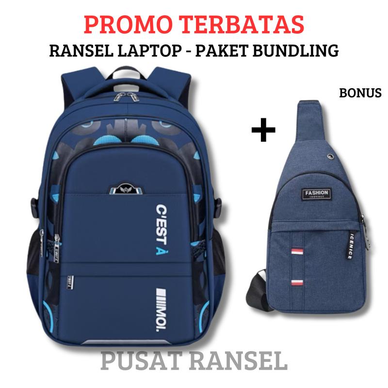 [TERLARIS] Ransel Laptop Backpack Besar Denim Ukuran 30x10x4 - Shop ...