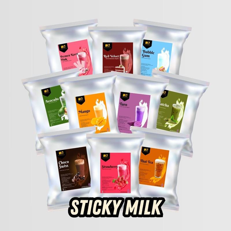 Bubuk Sticky MIlk Berbagi Varian Rasa, 1kg StickyMilk Rasa Coklat ...