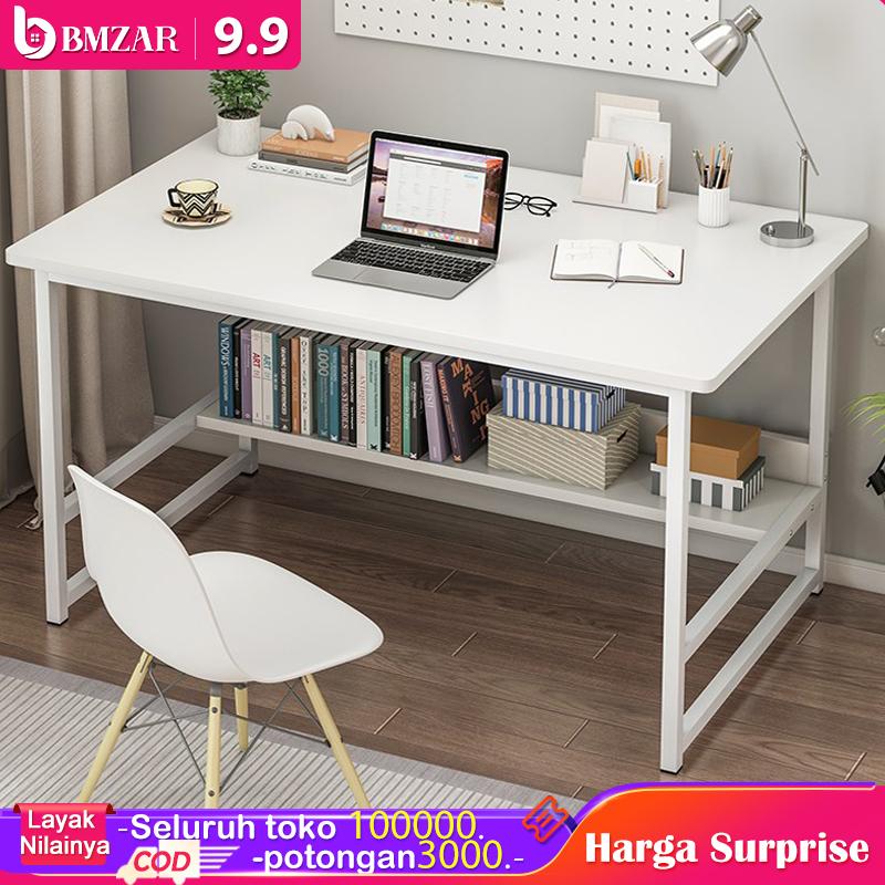 120CM Meja Belajar Minimalis Meja Kantor Meja Kerja Meja Komputer ...