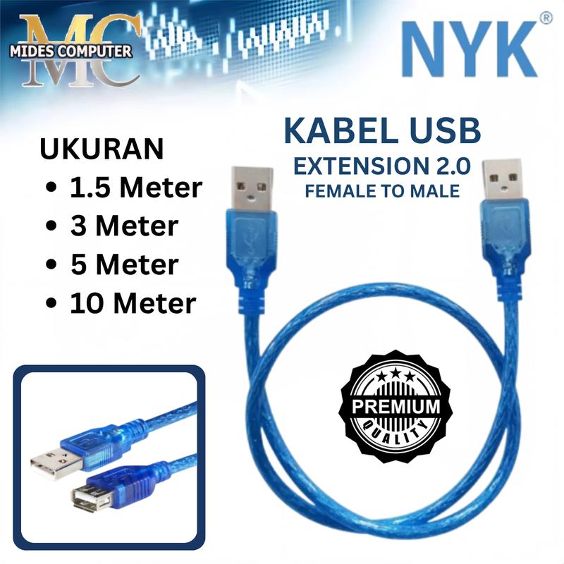 Kabel USB Extension 2.0 & 3.0 1.5M/3M/5M/10M Plug & Play Kompatibel ...