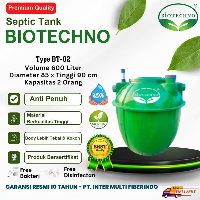 Jual Biotech - Biotank - Biofil - Bio Septic Tank 500 liter / 0,5 M3 ...