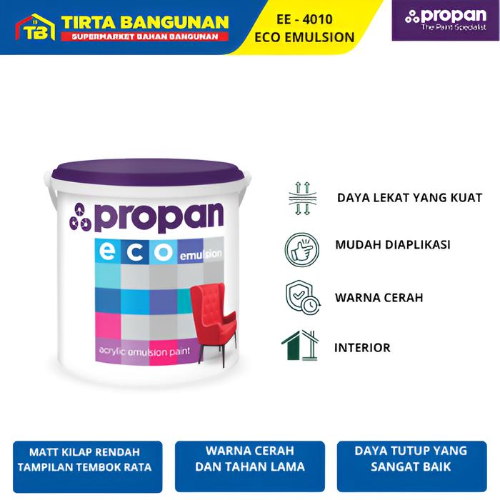 Jual Propan Eco Emulsion EE 4010 Cat Tembok Interior Warna Cerah Tahan ...
