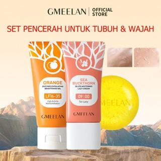 GMEELAN 1 Minute Orange Exfoliating Gel 50g +Gluta Lazy Whitening - Shop | Tokopedia