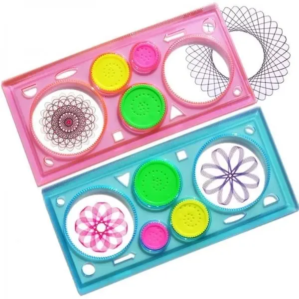 1PC Rotatable Drawing Template Quickly Draw Stereo Geometry Circle ...